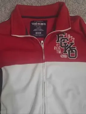 Ecko Unlimited | Jackets & Coats | Vintage Ecko Red White Black ...